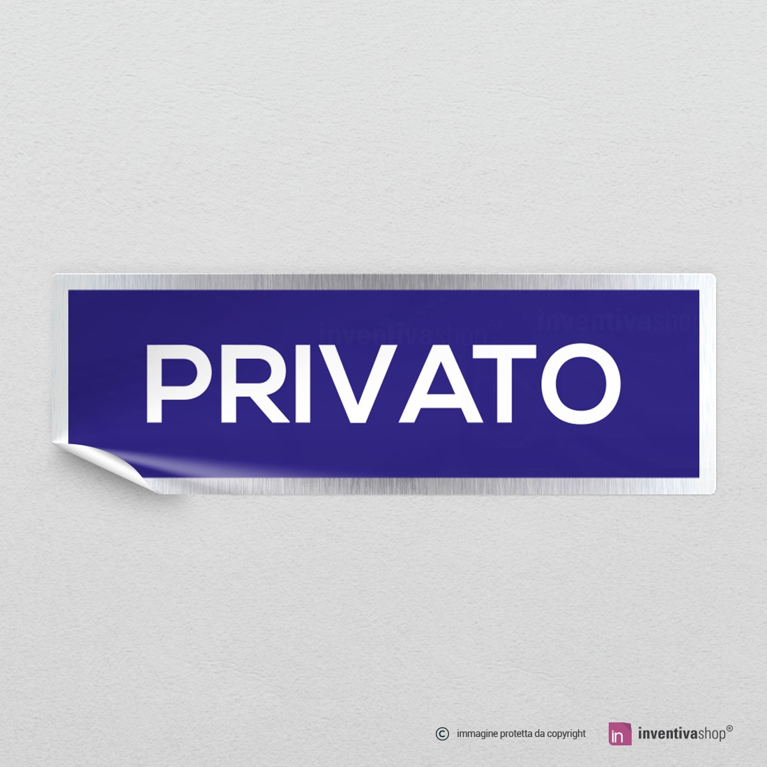 Adesivo Etichetta Privato