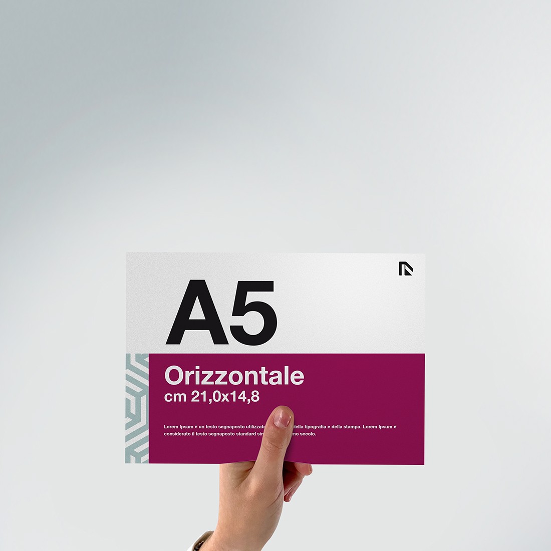 Flyer A5: crea online foglio A5 orizzontale stampato.