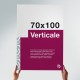 Poster 70x100: crea online foglio 70x100 verticale stampato.
